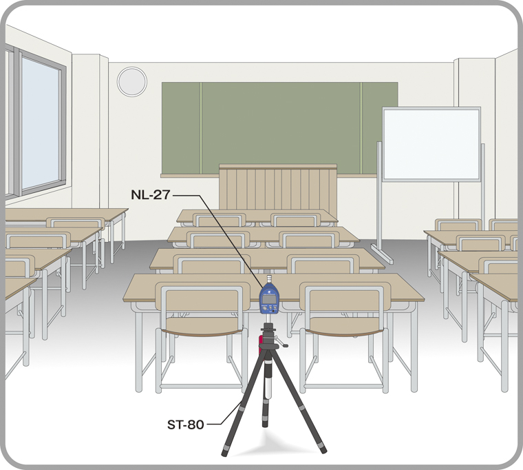 ApplicationSearch|Measure noise in a school classroom| RION CO.,LTD ...